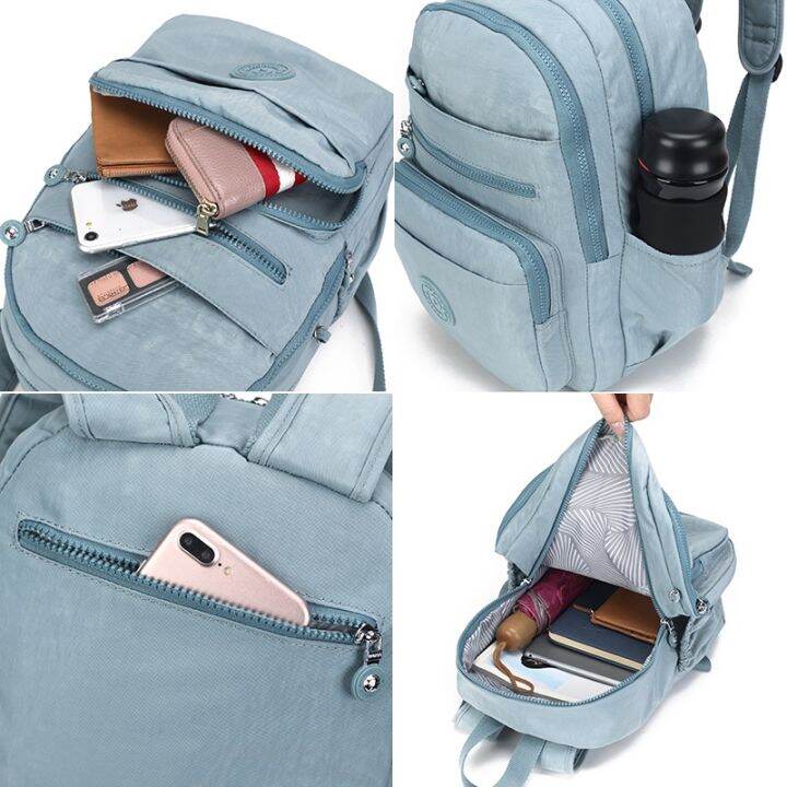 Mindesa Traveling Backpack Woman's Bag School Bag Nylon Waterproof ...