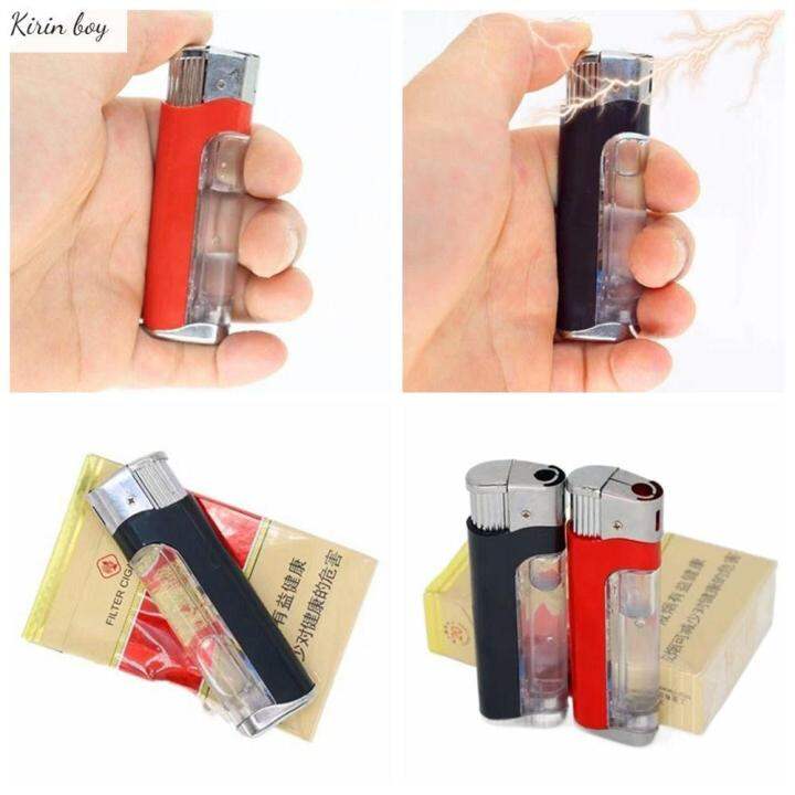 KIRIN Gags Practical Jokes Electric Shock Lighter Shocking Toy Fake ...