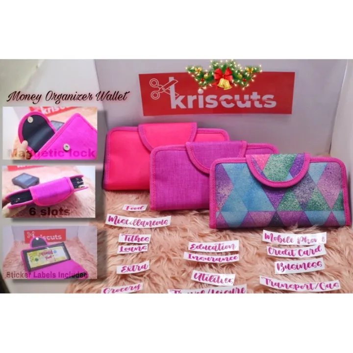 Money Organizer Wallet with Sticker Labels for Budgeting | Lazada PH