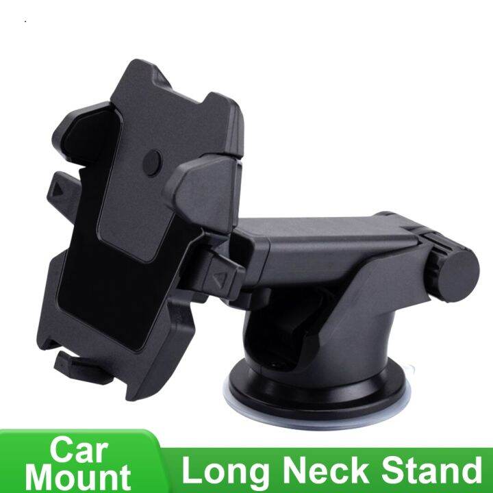 Retractable 360° Rotation Universal Mobile Car Mount Phone Stand Easy ...