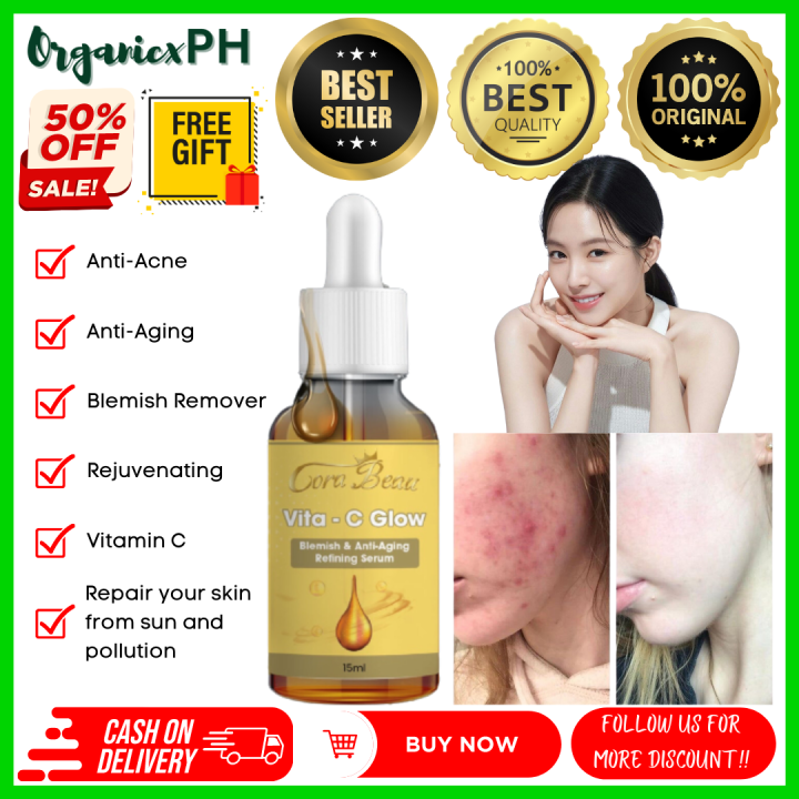 🌺👉ORIGINAL 💯 Cora Beau VitaC Glow Serum Vitamin C Blemish Anti-Aging ...