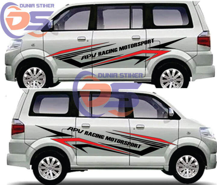 Stiker Mobil Apv Stiker Apv Racing Motorsport Stiker Cutting Variasi ...