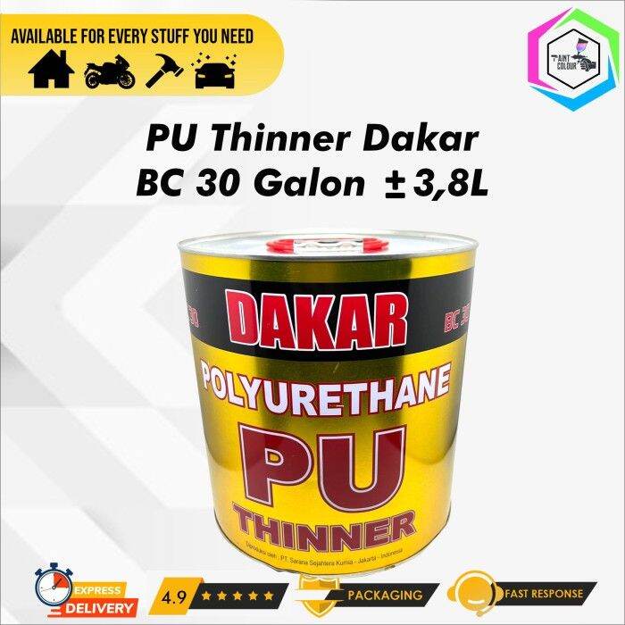 Thinner PU Dakar BC 30 Galon 3.8 Liter | Lazada Indonesia