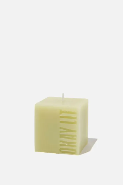TYPO - MINI BLOCK CANDLE - GUM LEAF OKAY LIT | Lazada PH