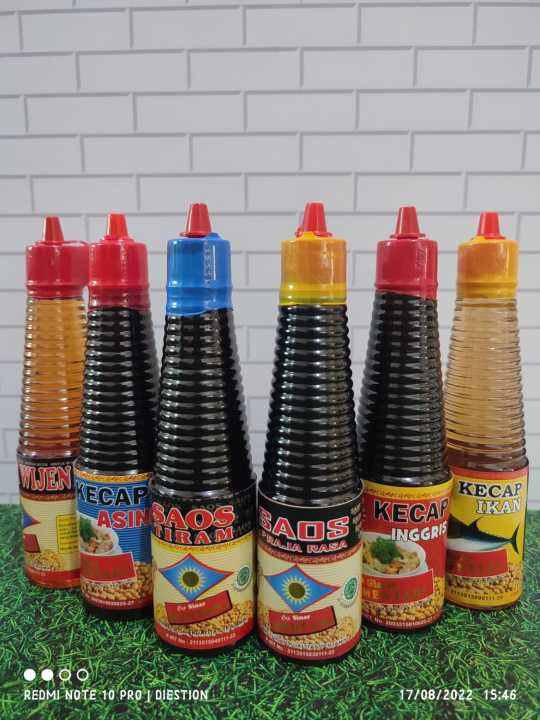 Paket Hemat 1 Isi 6 (Minyak Wijen, Saos Raja Rasa, Kecap Asin, Kecap ...