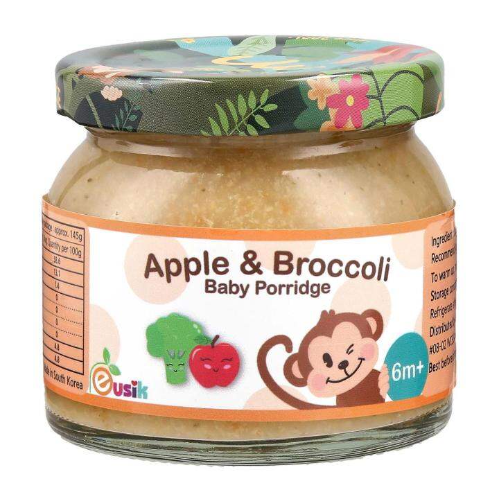 Eusik Baby Rice Porridge - Apple And Broccoli) 145G 6 Months+ | Lazada ...