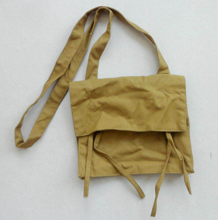 WWII Chinese Army Field Bag Haversack Cotton MILITARY COLLECTION WAR ...