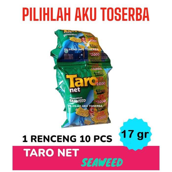 Taro NET Snack SEAWEED RUMPUT LAUT RENCENG - ( HARGA 1 RENCENG ...