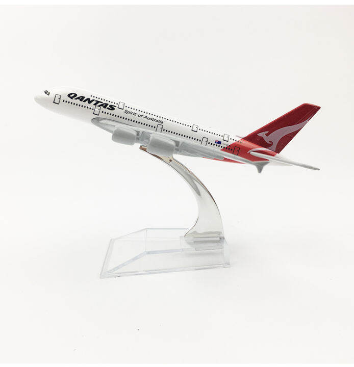 Yalinda Australia Air Qantas Airways 380 Aircraft Model 16cm Die-cast ...