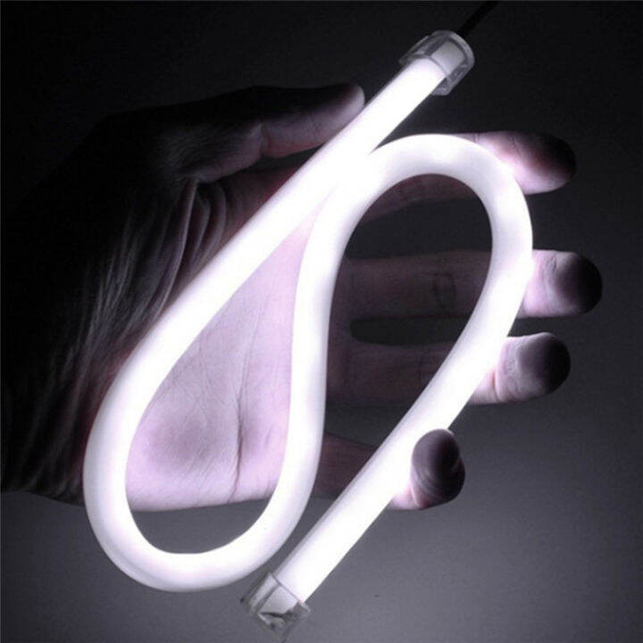 Guoda Car Light ไฟติดรถยนต์ 30CM DRL Flexible LED Tube Strip Daytime ...