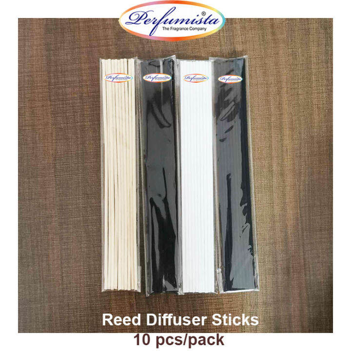Perfumista Reed Diffuser Sticks (Natural, Black, White/Black Polyester ...