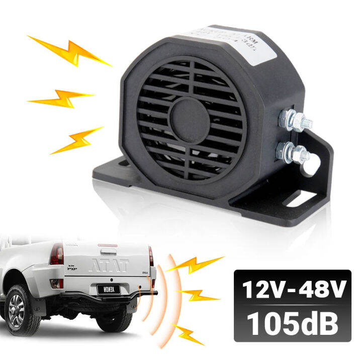 HEAVY DUTY 12V 24V 48V Waterproof Reverse Horn Backup Alarm Warning ...