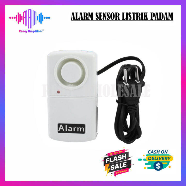 Power Failure Alarm Sensor Listrik Alarm Mati Padam PLN Putus Electric ...