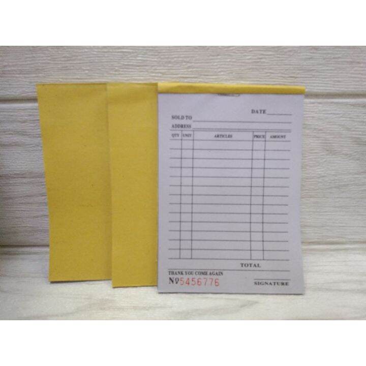 Resibo Reciept Carbonized with Carbon Paper | Lazada PH