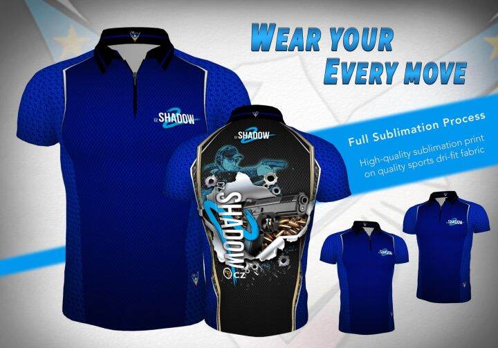 CZ Shadow 2 Navy Blue Polo Shirt Full Sublimation Subli Shirt VR Gear ...