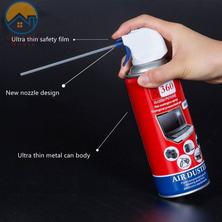 Giga360 Air Duster 15oz/450ml Compressed Air Can for PC Laptop | Lazada PH