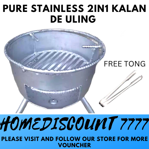 HEAVY DUTY PURE METAL 2IN1 KALAN DE ULING / TUNGKO / MADE OF FREON TANK ...