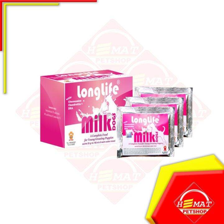 Susu Anjing / Longlife Dog Milk Kitten & Adult 20 Gram Sachet | Lazada Indonesia