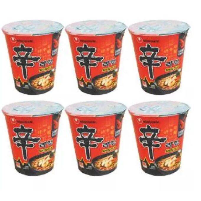 ramen noodlesinstant noodleskorean instant noodlescup noodles 6pcs ...