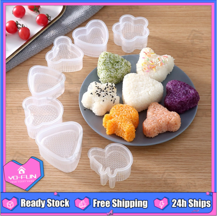Yo-Fun Creative cartoon triangle rice ball mold, home children's rice ...