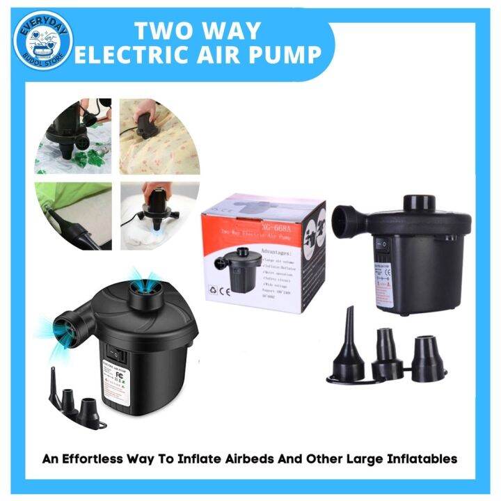Original Two Way Electric Air Pump Compressor Portable Balloon For ...