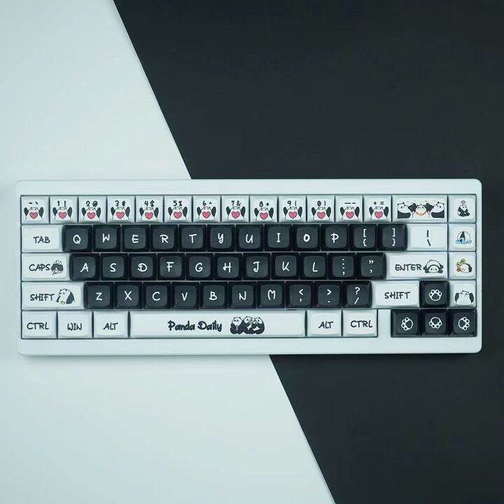 【Keycap Only】Panda Keycap Hand Drawn 132 Keys XDA Profile PBT ...