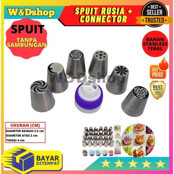 DWstore spuit rusia 1 set murah - spuit - spluit rusia - spuit kue ...
