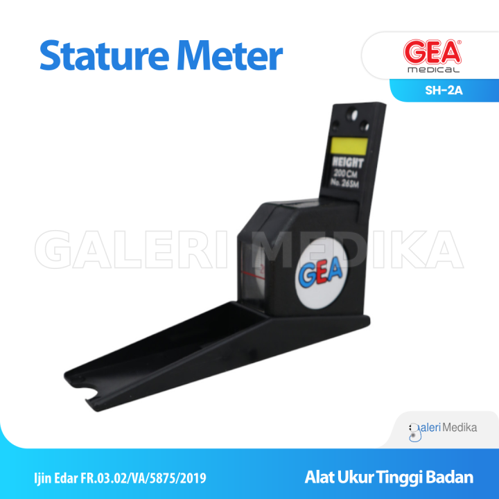 Alat Ukur Tinggi Badan 2 meter / Stature Meter/ Alat Ukur Tinggi Badan ...