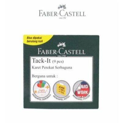 Perekat unik TACK IT ALL sticky stuff FABER-CASTELL - 9 pcs | Lazada ...