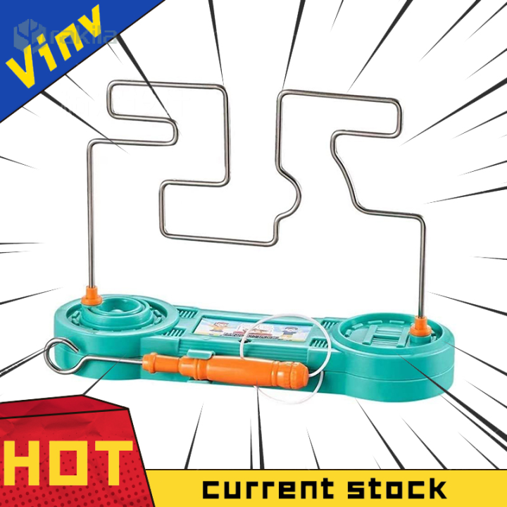 EGM931 Kids Electric Shock Toy Education Electric Touch Maze Game Party ...