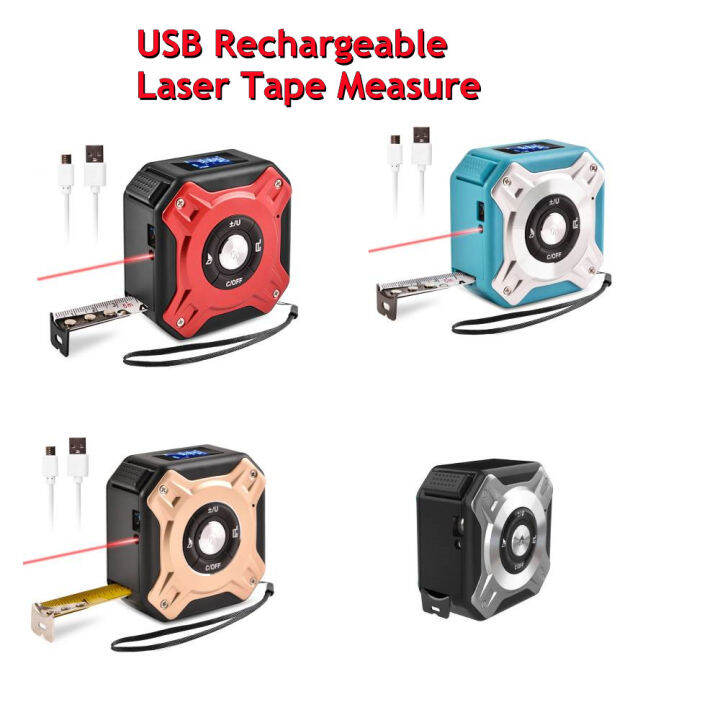 DANIU 2 in1 Digital Lasers Rangefinder Lasers Distance Meter 5M ...