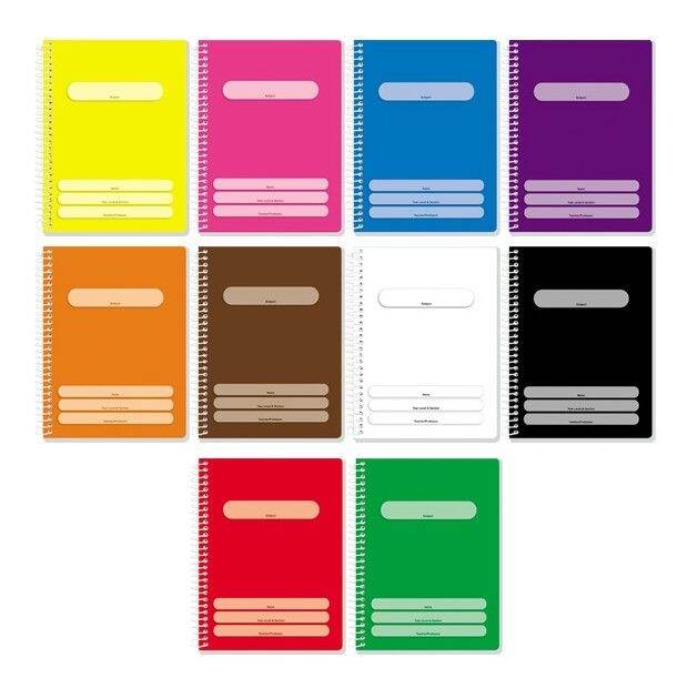 Orions Color Coding Spiral Notebook Set of 10shE | Lazada PH