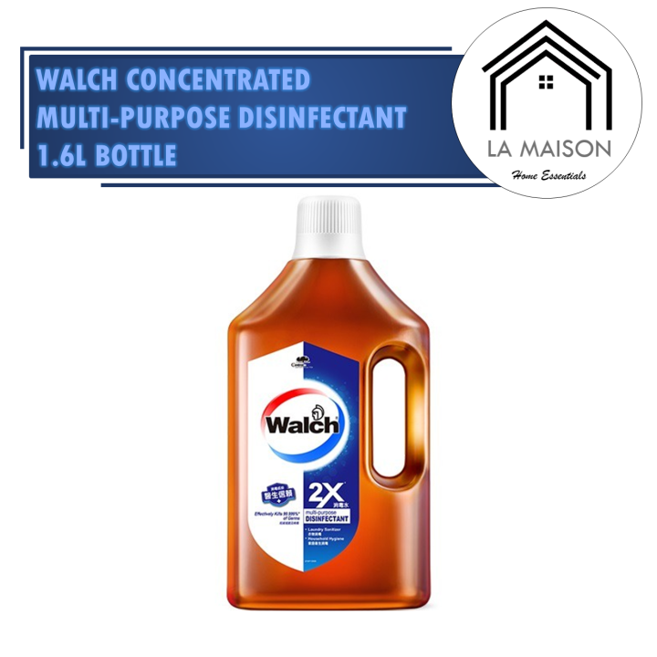 Walch Concentrated Multi-Purpose Disinfectant 1.6L Bottle | Lazada ...
