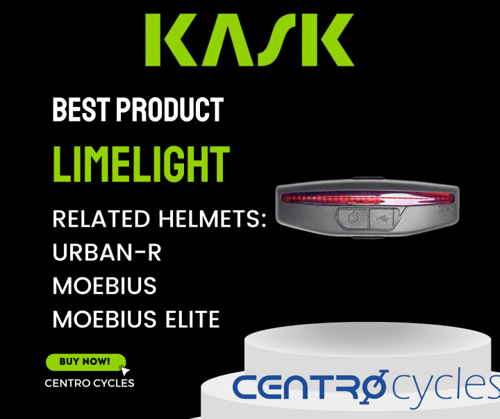 KASK: LIMELIGHT Rechargeable Helmet Safety Light | Lazada