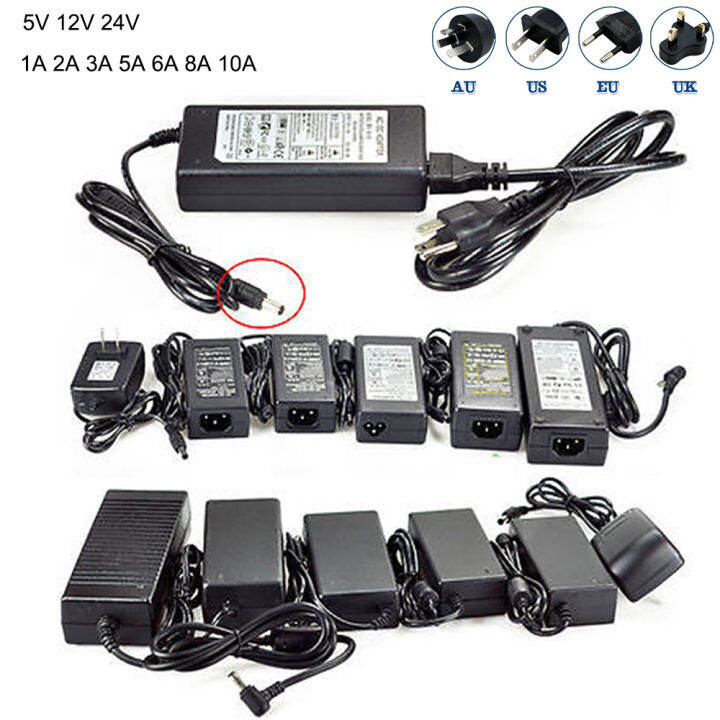 Lighting Transformer DC5V 12V 24V AC 110V 220V Switching Power Supply 1A 2A 3A 5A 8A 10A LED ...