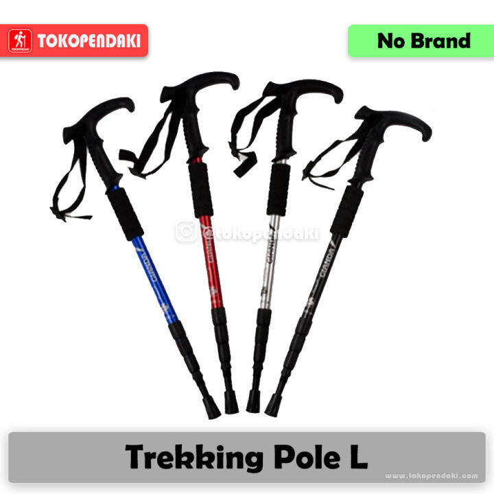 Tongkat L/T Naik Gunung Tracking Pole T/L Stick Stylish Hiking dan ...