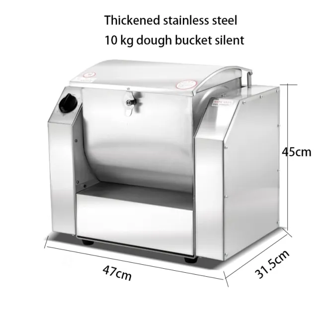 220V Electric Dough Kneading Machine 10/12Kg Flour Mixers Commercial ...