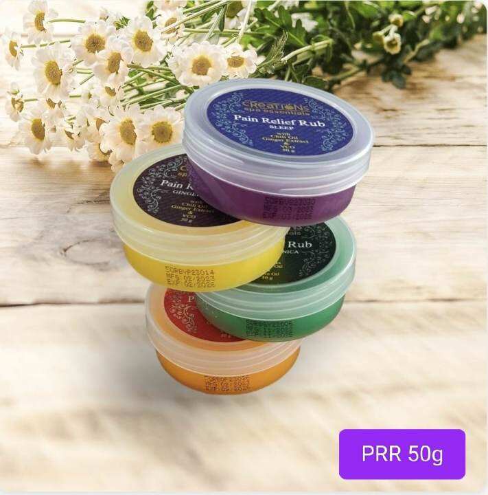 Creations Spa Essentials Pain Relief Rub 50g | Lazada PH