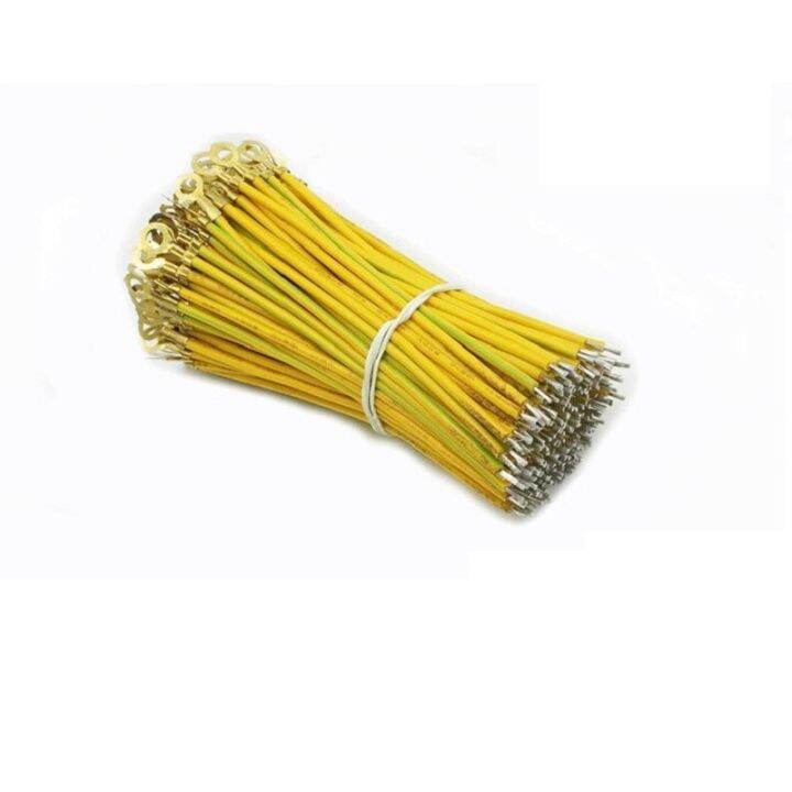 Yellow green Ground loop cable 4mm inside diameter ring terminal Ground ...