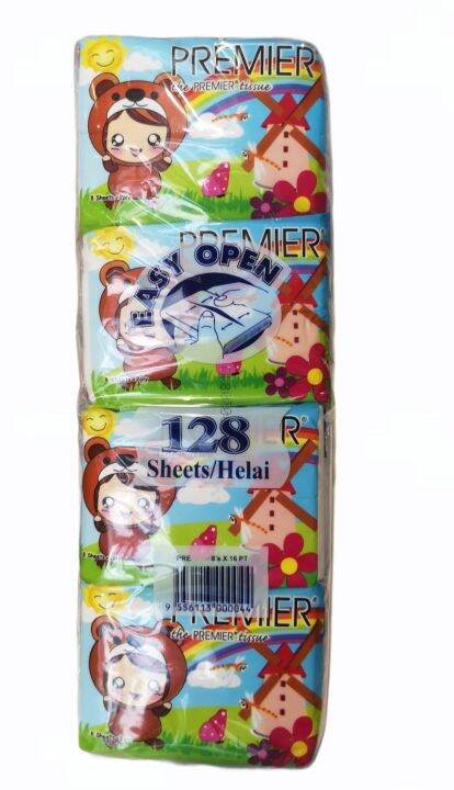Premier Pocket Tissue 2-ply (8 sheets x 16 packs) | Lazada