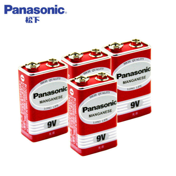 Panasonic 9v carbon battery square square multimeter universal nine ...