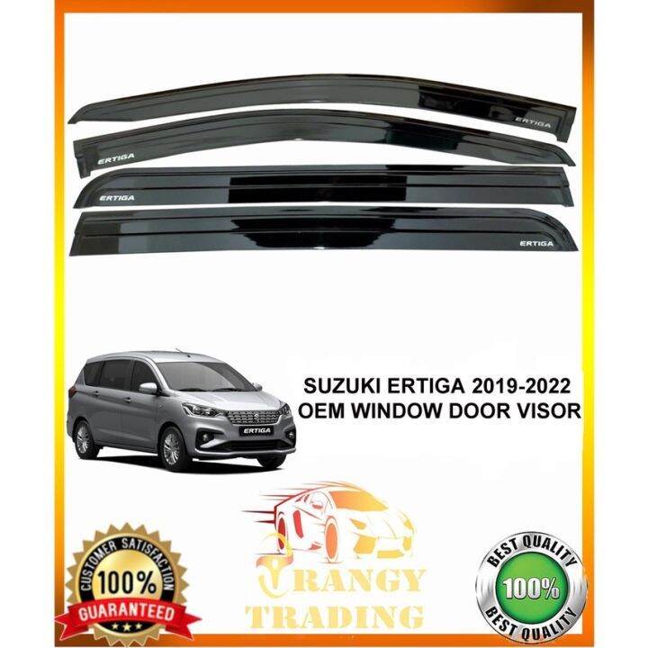 Suzuki Ertiga 2019 to 2022 OEM Window door visor V1 black 2020 2021 ...