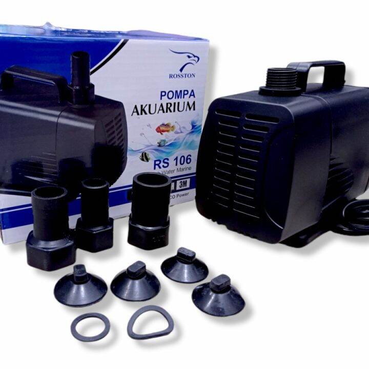 Rosston RS 106 pompa air aquarium 60 watt 106 pompa celup water pump ...