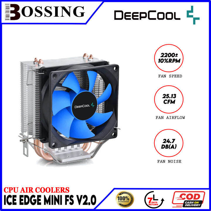 DEEPCOOL Ice Edge Mini FS V2.0 CPU Cooler | Heatsink Fan | Lazada PH