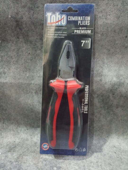 Tang kombinasi TOHO 7" Black PREMIUM | Tang Jepit German (ORIGINAL) Material Mart | Lazada Indonesia