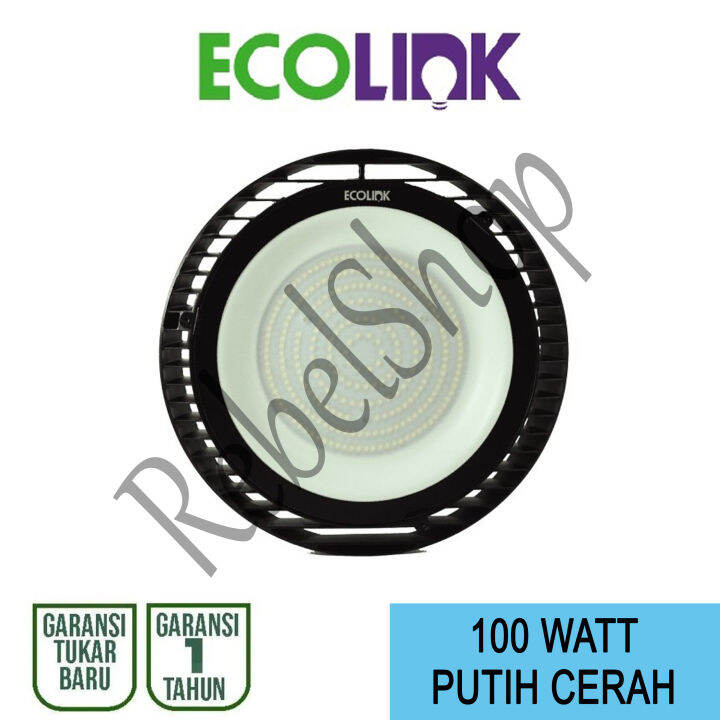 Lampu Highbay LED Ecolink HB007 G2 100 Watt - High Bay UFO 100W 100 W | Lazada Indonesia