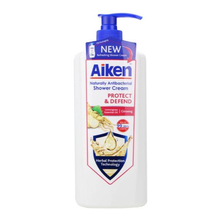 Aiken Shower Cream Bottle Protect & Defend (950ml) | Lazada
