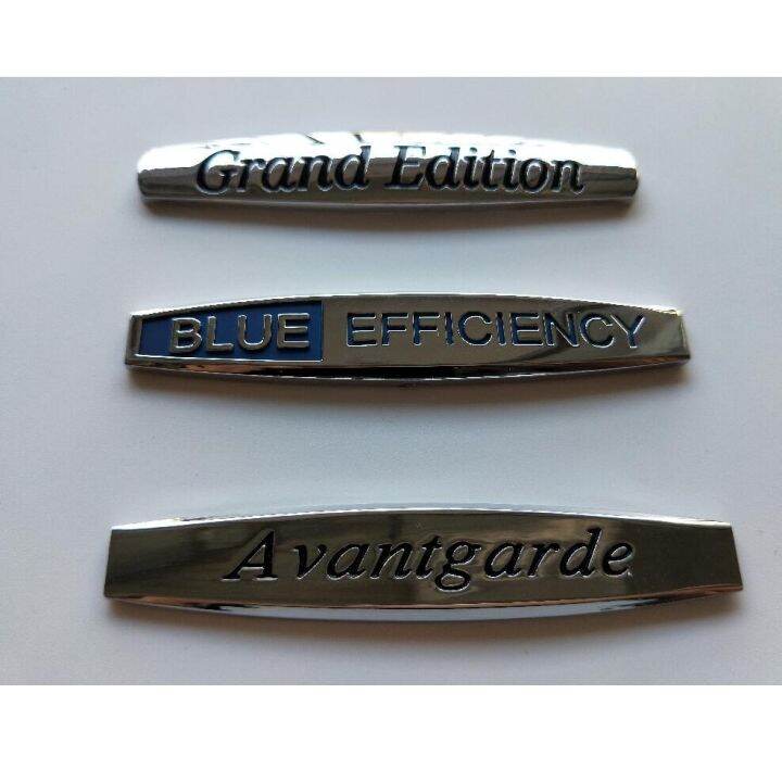 Fender Sides Letters " Grand Edition " " Blue Efficiency " " Avantgarde ...