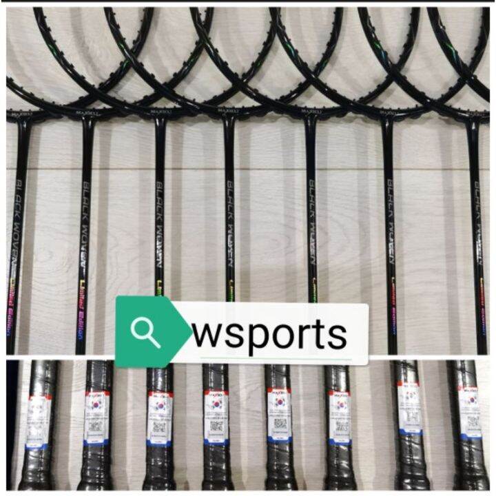 [COD]1pcFull Set Maxbolt Black Woven Limited Badminton Racket Strings ...