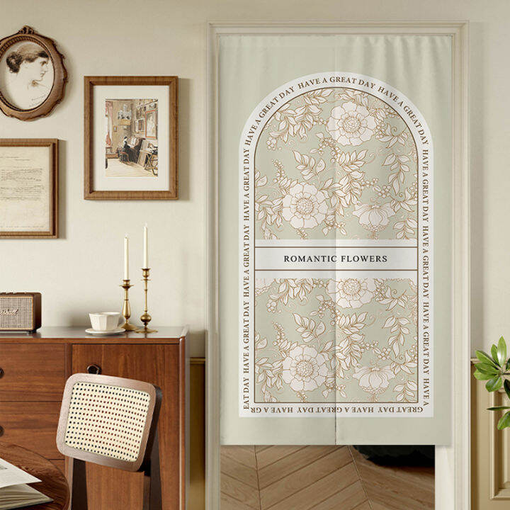 Japanese Curtain Entrance Feng Shui Door Curtain Half Curtains Kitchen ...